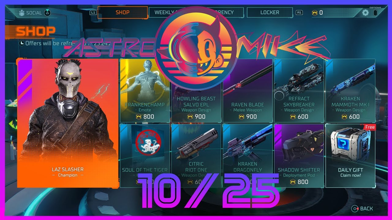 Hyper Scape: Item Shop [FREE SKIN!] (10/25) - YouTube