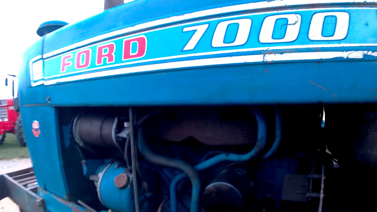 1972 Ford 7000 4WD 4.2 Litre 4-Cyl Diesel Tractor ( 94 HP) - YouTube
