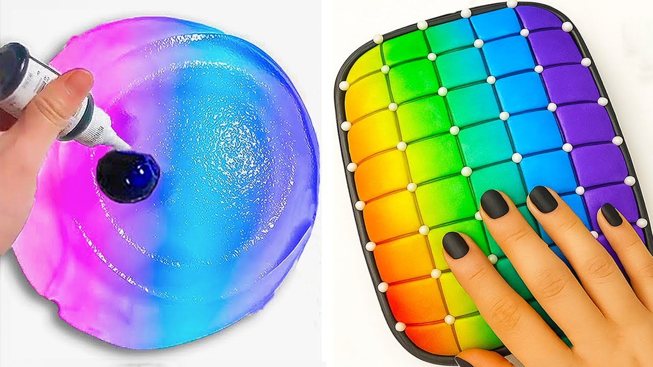 Satisfying Slime ASMR Videos | Relaxing Slime No Talking 3695 - YouTube