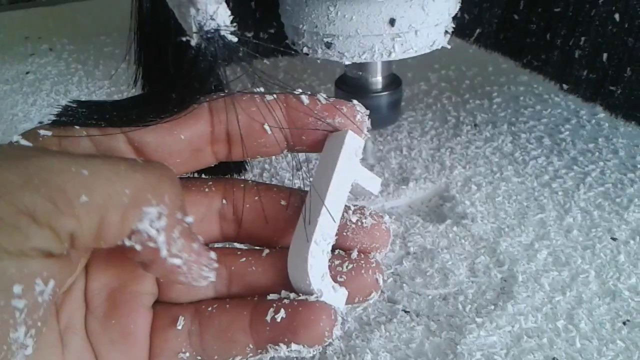 Cnc corte em pvc expandido de 10mm Empresa ADEZ , - YouTube