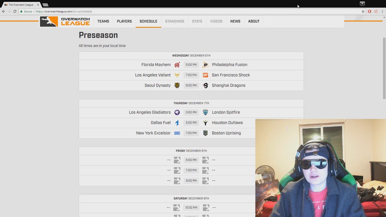 My Overwatch league pre season predictions - YouTube