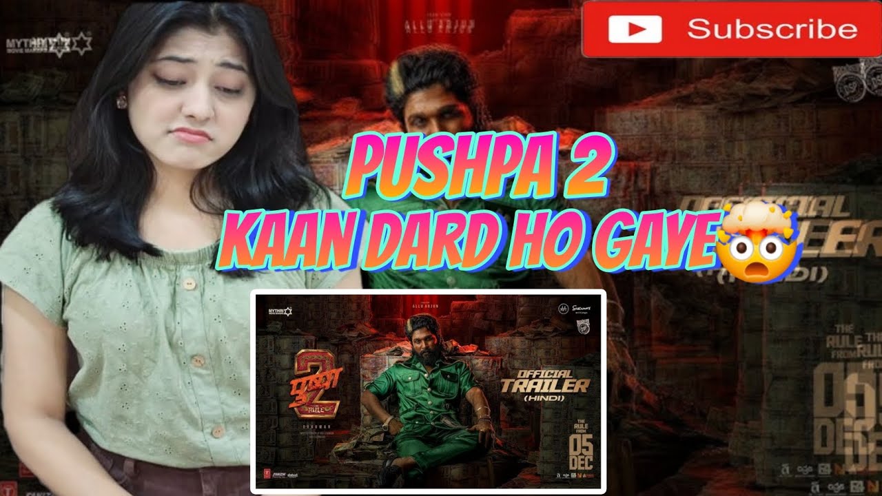 Pushpa 2 -The Rule Trailer|Reaction|ALLU ARJUN|sukumar|Rashmika Mandana ...