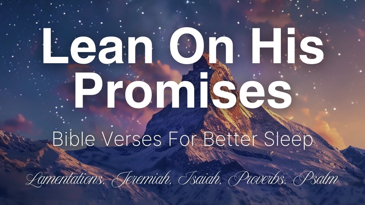 Bible Verses Compilation for Restful Sleep | Bedtime Scripture ...