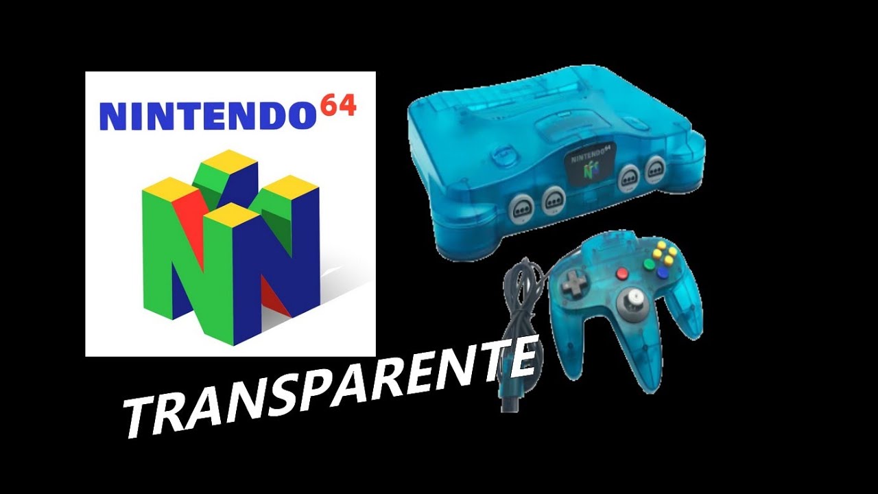 JEUX VIDEO NINTENDO 64 TRANSPARENTE N2 - YouTube
