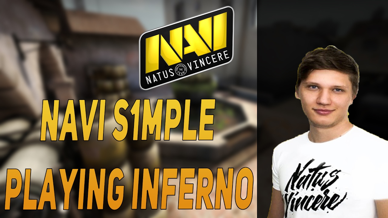 NaVi S1mple playing CS:GO Faceit on inferno (twitch stream) - YouTube