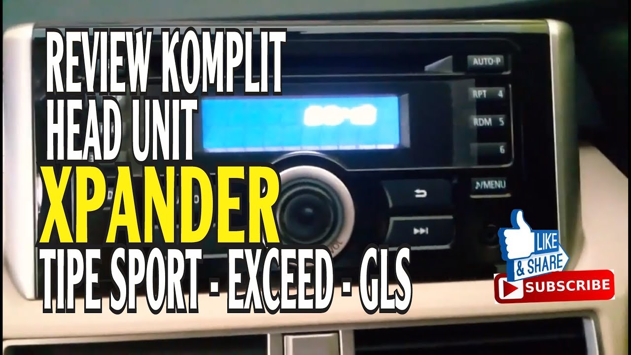Review Head Unit Mitsubishi Xpander - YouTube