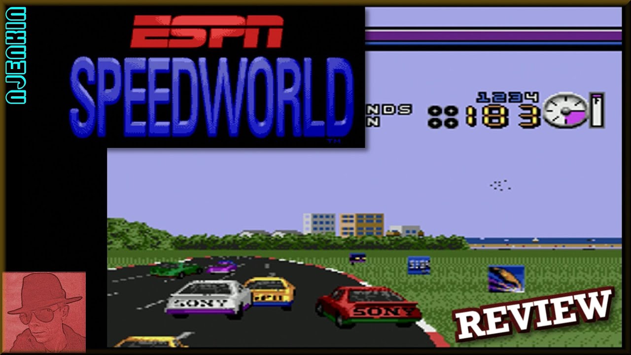 ESPN Speedworld - SEGA Genesis / Mega Drive - with Commentary !! - YouTube