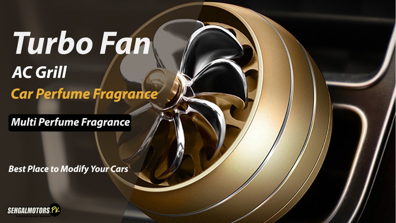 Turbo Fan AC Grill Car Perfume Fragrance | Fan Style Perfume | Car ...