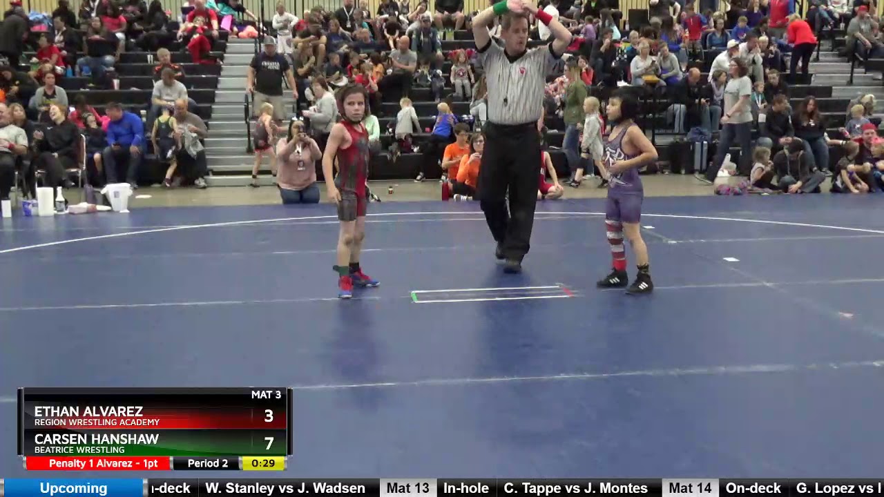 Big Grade 1 And 2 60 Carsen Hanshaw Beatrice Wrestling Vs Ethan Alvarez ...