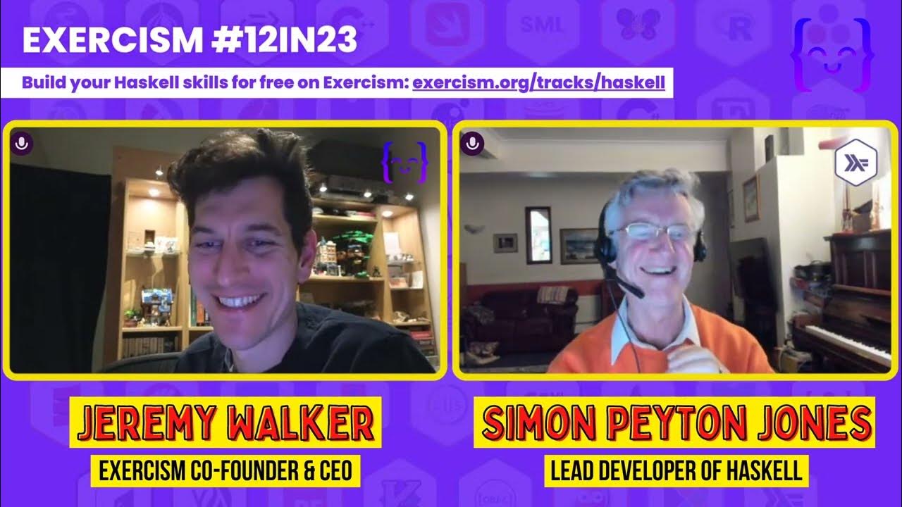 Meet Haskell's lead developer, Simon Peyton Jones - YouTube
