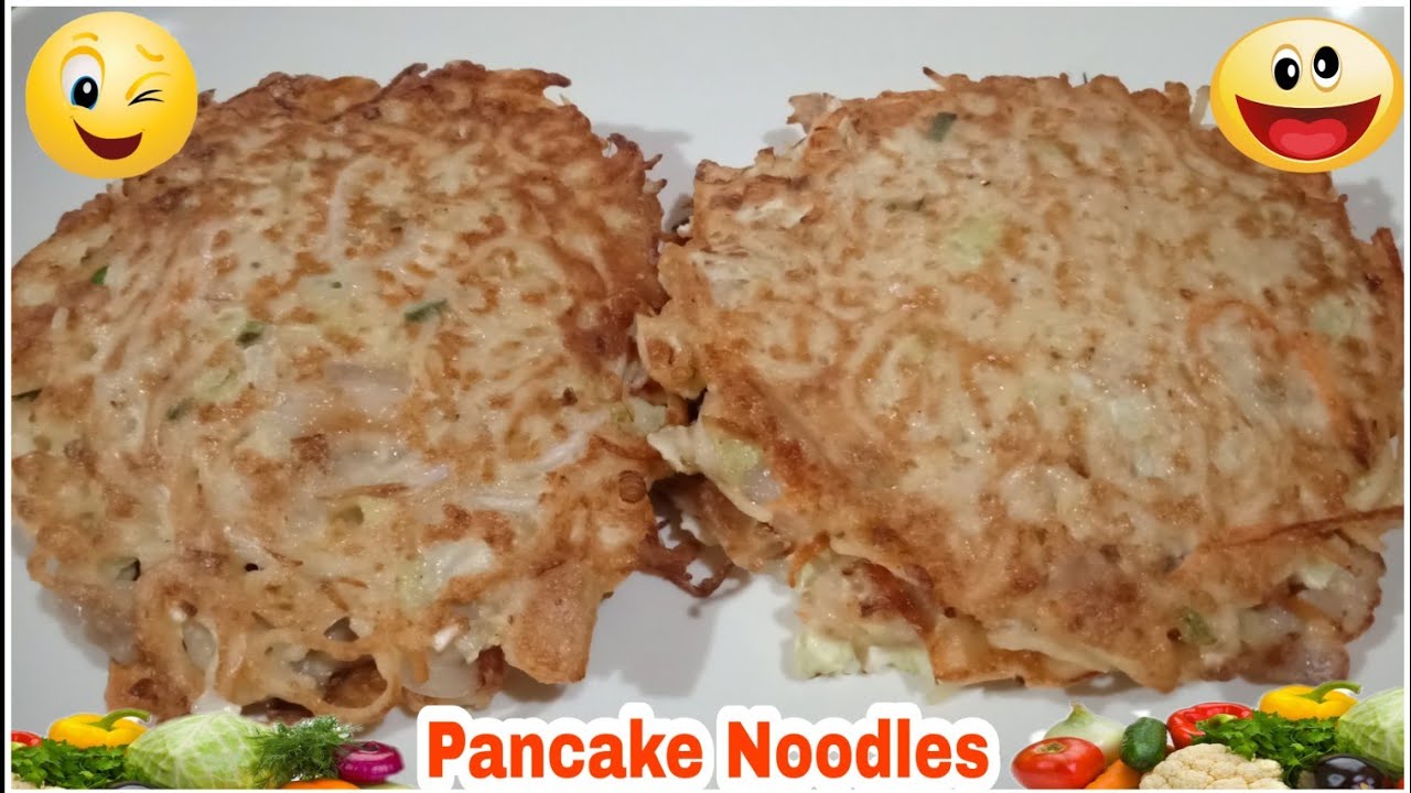 Easy! Pancake Noodles - YouTube