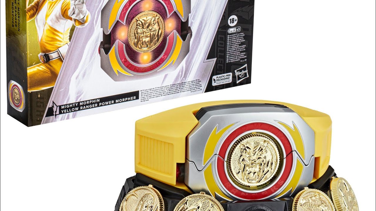 Power rangers lightning collection might morphin yellow ranger mor per ...