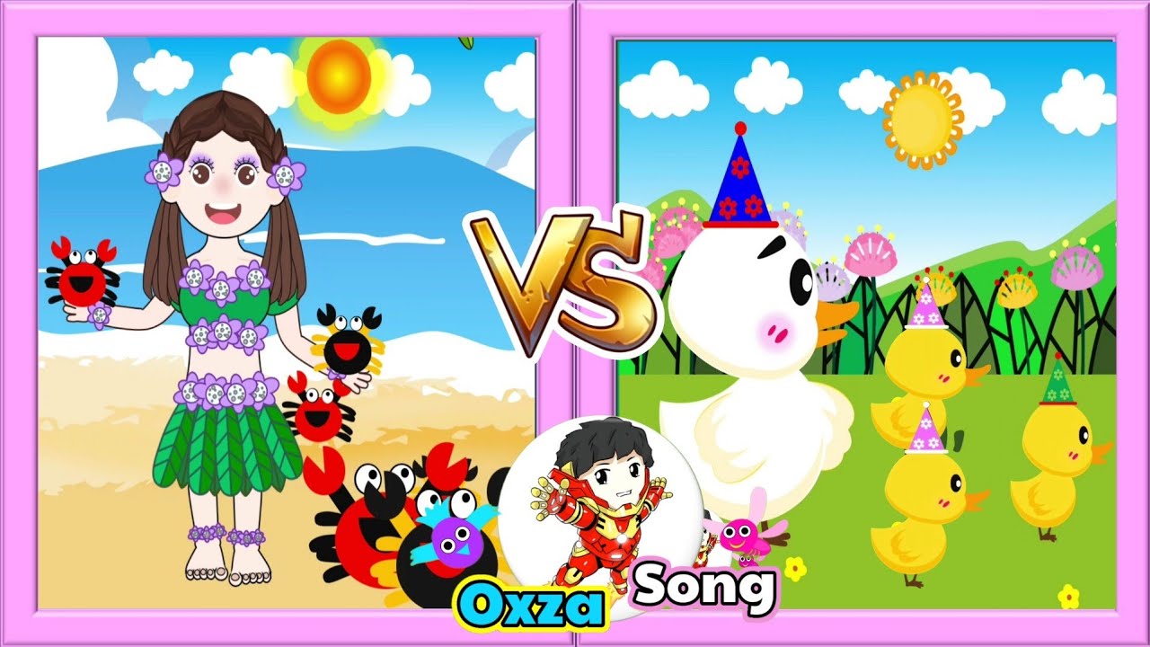 เพลง จับปูดำขยำปูนา VS ก้าบก้าบก้าบ | Oxza Song - YouTube