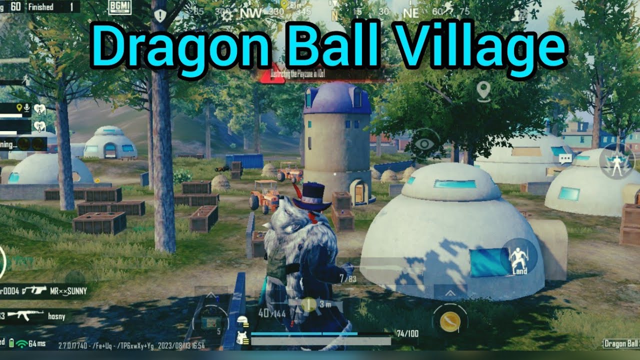 Dragon ball village fight 🤩😁 | BGMI × Dragon ball super | Erangel ...