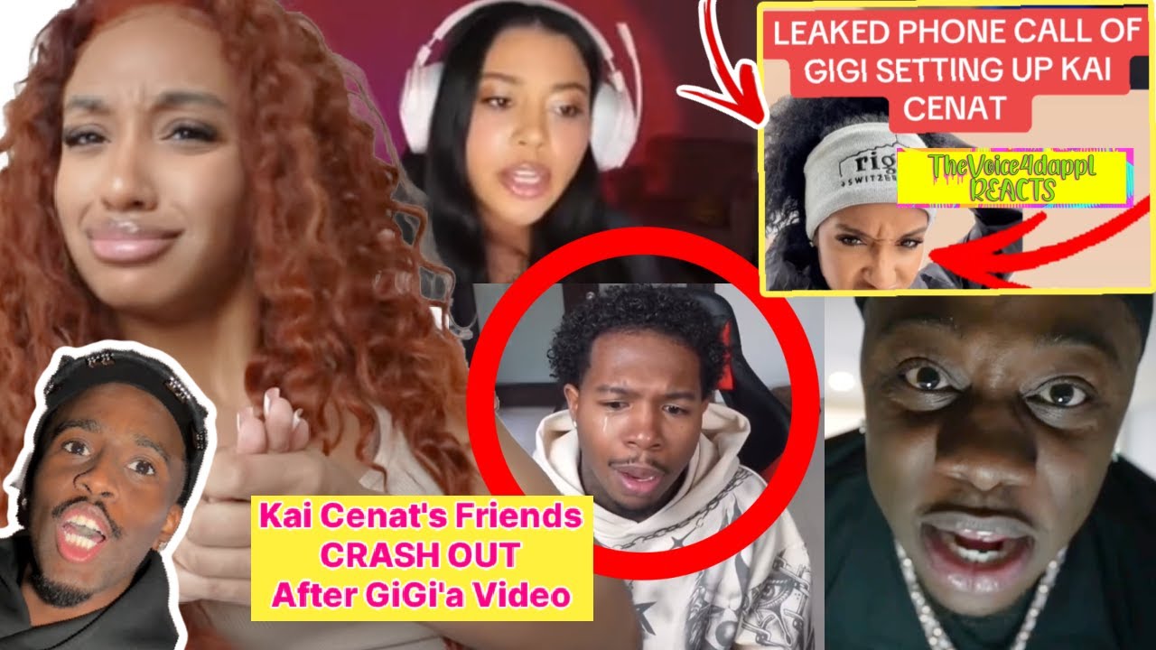 Kai Cenat Friends CRASH OUT After GiGi Exp0$ing Video🤬 GiGi Claim Kai ...