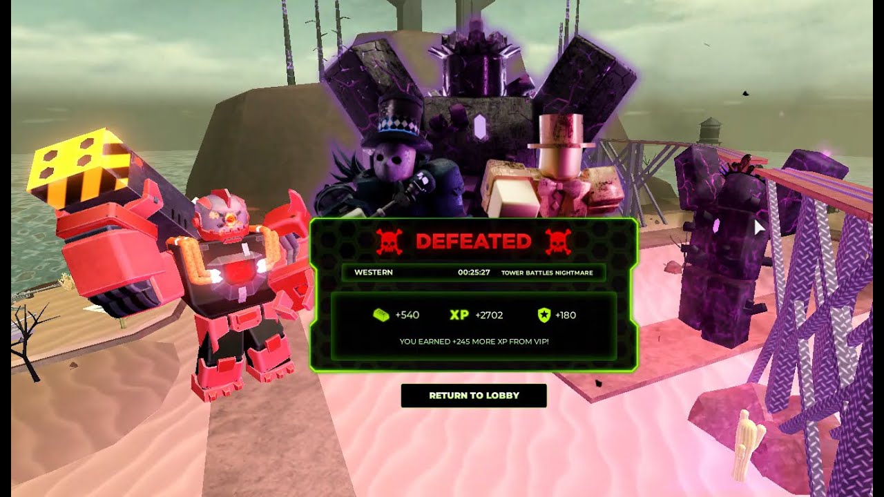 Apex Predator in Tower Battles Event... | Roblox Tower Defense X - YouTube