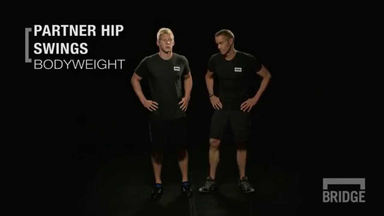 Partner Hip Swings | BridgeAthletic - YouTube