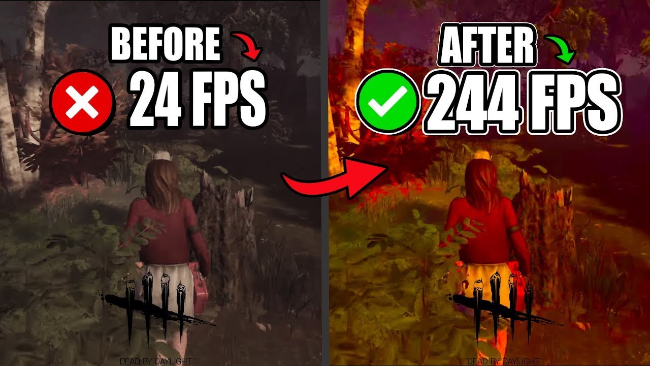 🔧 DEAD BY DAYLIGHT: HOW TO BOOST FPS AND FIX FPS DROPS / STUTTER 🔥 ...