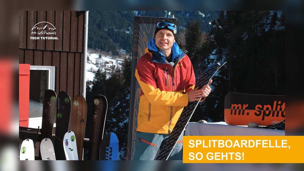 mr.splitboards Tech Tutorial: Splitboardfelle - YouTube