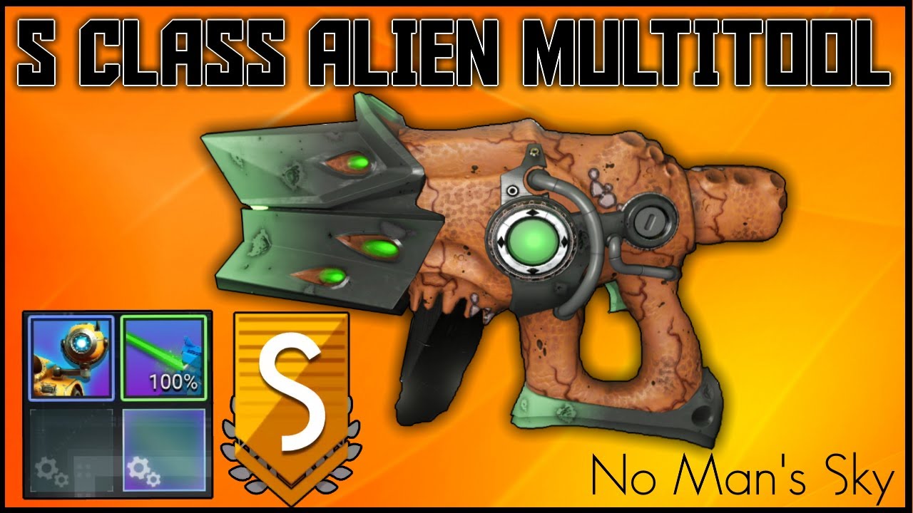 No Mans Sky - Ultra Rare ! Alien Multitool with Black Crystal Mag - S ...