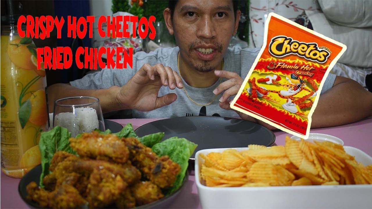 FRIED CHICKEN CHEETOS -PINOY MUKBANG - YouTube