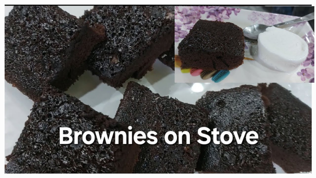 Brownies on Stove || no baking oven, no problem || Easy Brownie Recipe ...