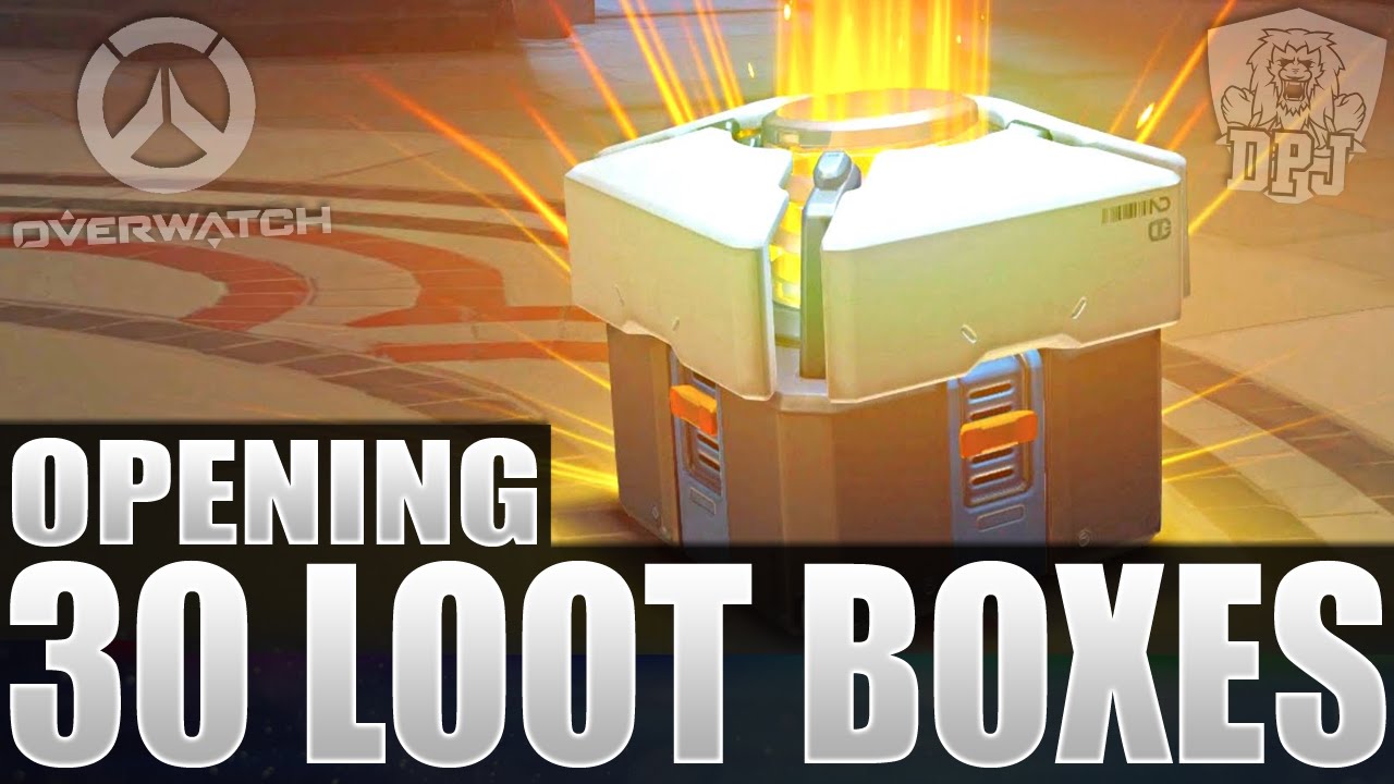 Overwatch: Opening 30 Loot Boxes - Loot Box System Corrupt? - YouTube