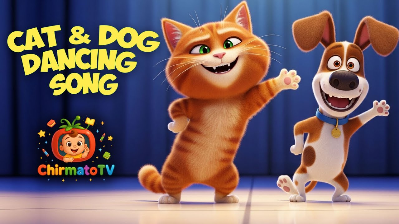 🎶 Cat & Dog Dance Party! Kids Songs & Animal Fun! - YouTube