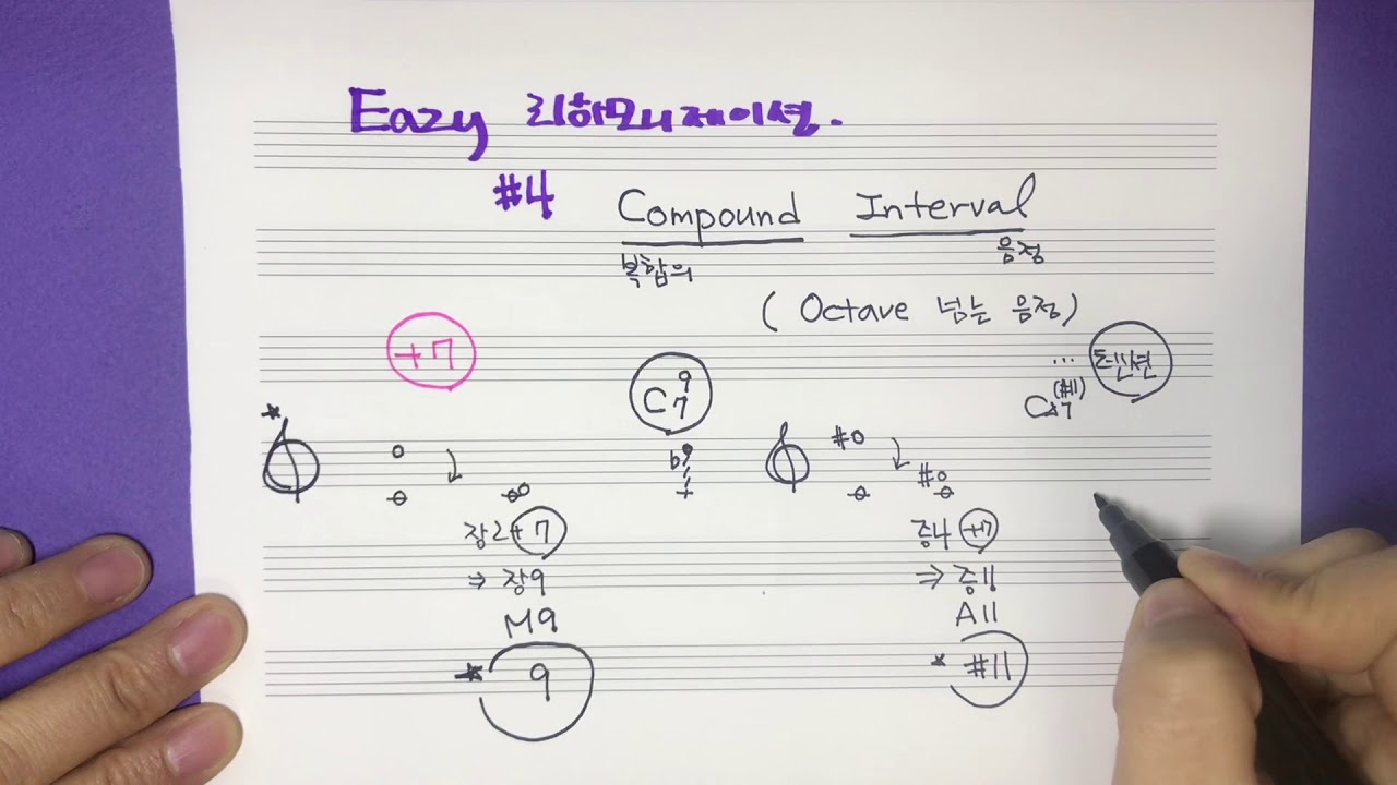 이지리하모니제이션 #4-Compound Interval (복합음정) - YouTube