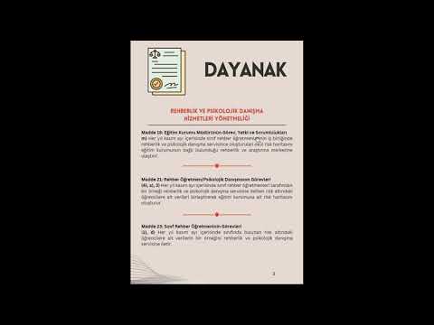 RİSK HARİTASI HAZIRLAMA KILAVUZU - Bilgilendirme Videosu