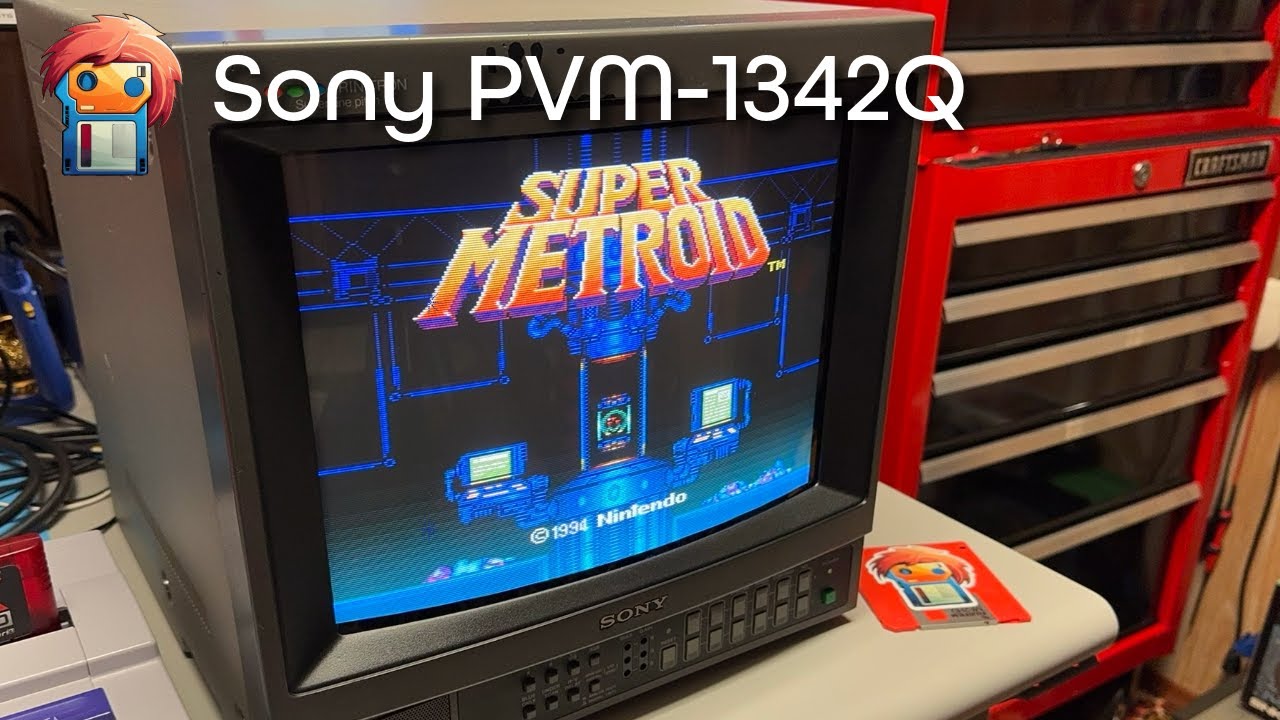 Sony PVM-1342Q & Super Nintendo w/ RGB - YouTube