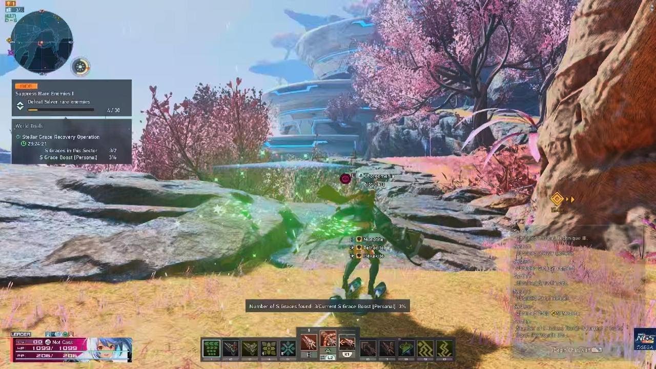 Phantasy Star Online 2 New Genesis - Ship 4 30 Stellar Grace Route 01 ...