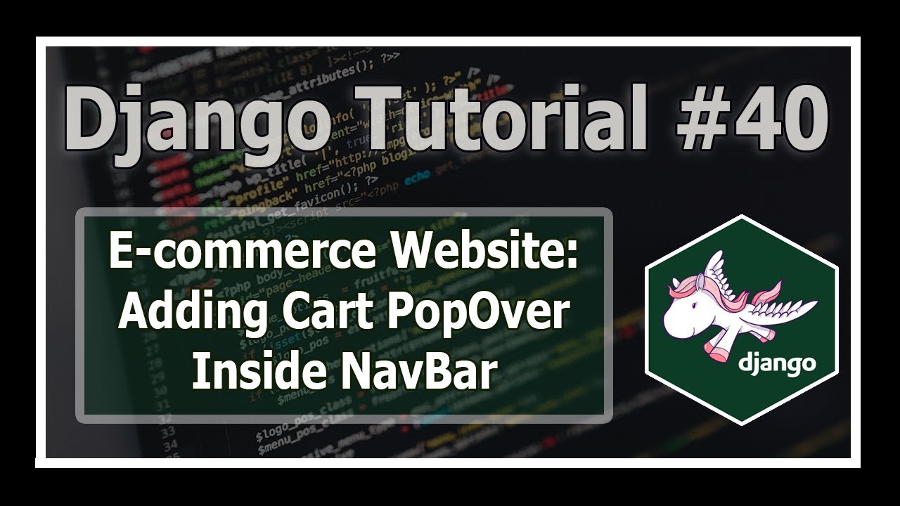 Adding Cart PopOver & Other Pages Using Bootstrap | Python Django ...