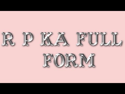 rp ka full form - YouTube