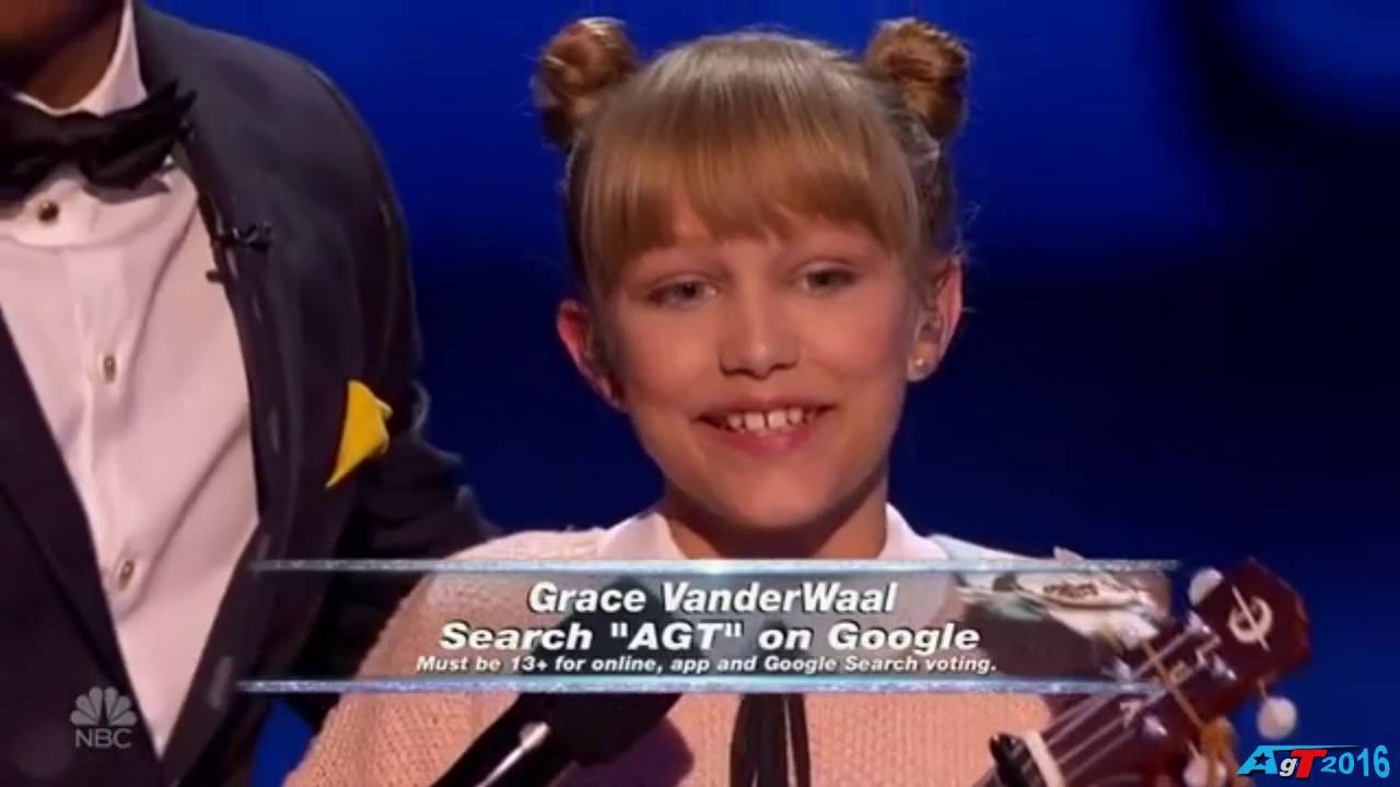 Grace Vanderwaal Singing on Live stage Semifinal in AGT 2016 - YouTube