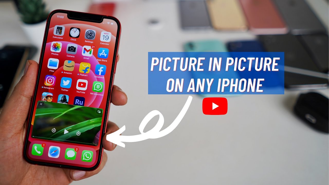 How to use PIP mode on any iPhone | Picture in picture mode on iPhone ...