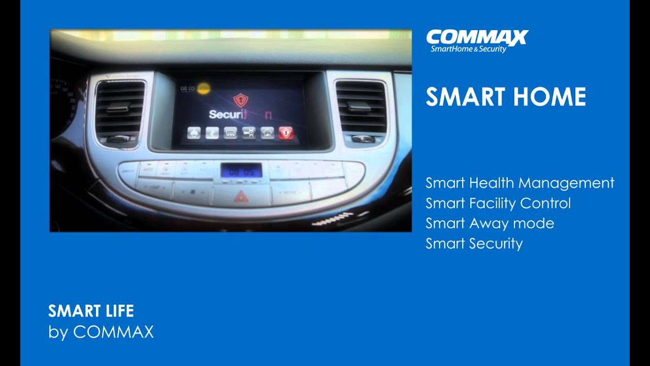 COMMAX SMART HOME - YouTube