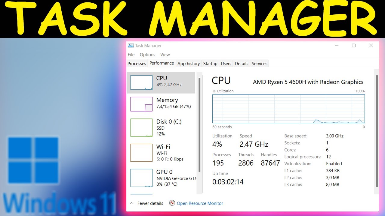 Windows 11 Find Task Manager - YouTube
