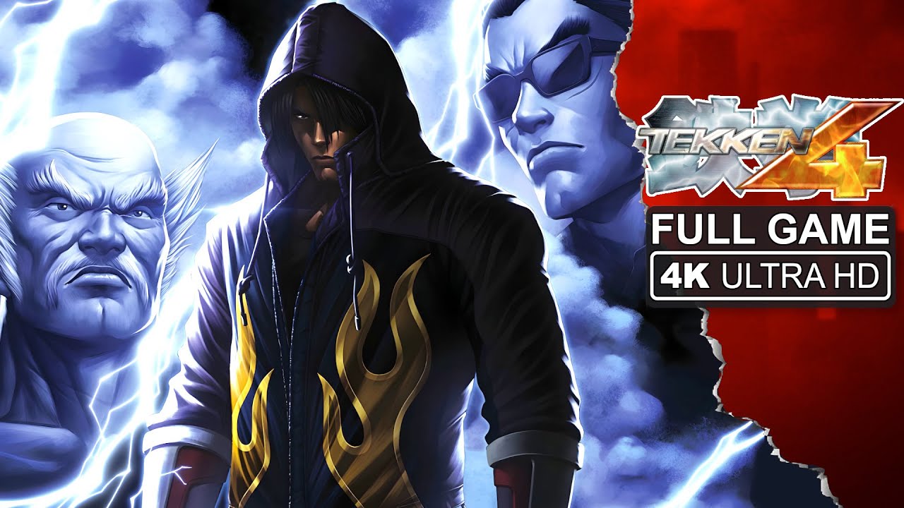 Tekken 4 (2001) Unofficial Remaster | Jin Kazama Story Mode + All Endings | PS2 - 4K UHD - 60FPS ...