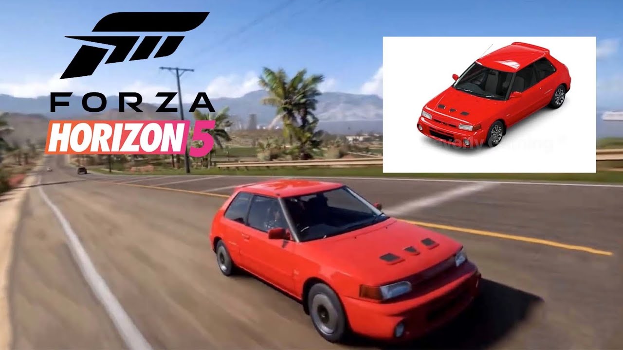 Forza Horizon 5 - Mazda 323 GT-R 1992 | First Gameplay - YouTube