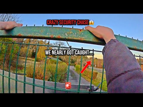INSANE Security ESCAPE In An ABANDONED Activity Centre…
