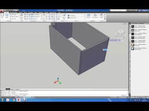 AUTOCAD 3 BOYUT - TUNA HOCA ( DERS 4)