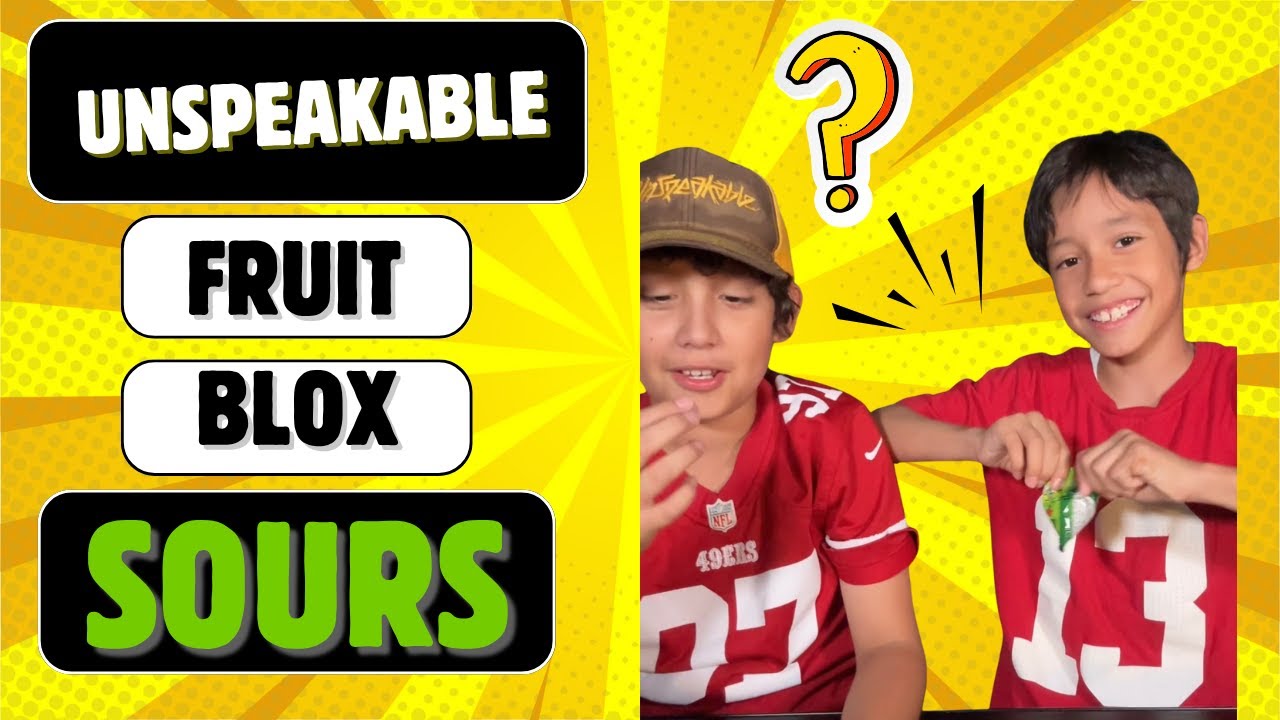 Reviewing Unspeakable Fruit Blox Sours! 😝 - YouTube