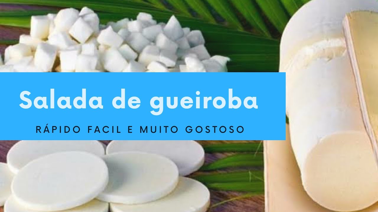 Salada de gueiroba, gueroba, guariroba. Simples, prática. - YouTube
