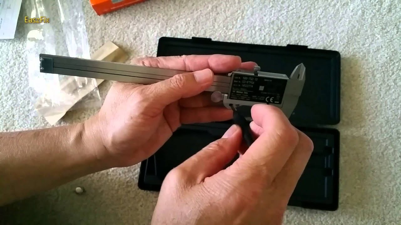 Mitutoyo Digimatic Caliper MTT 500-752-10 Open Box / 卡尺開盒介紹 - YouTube