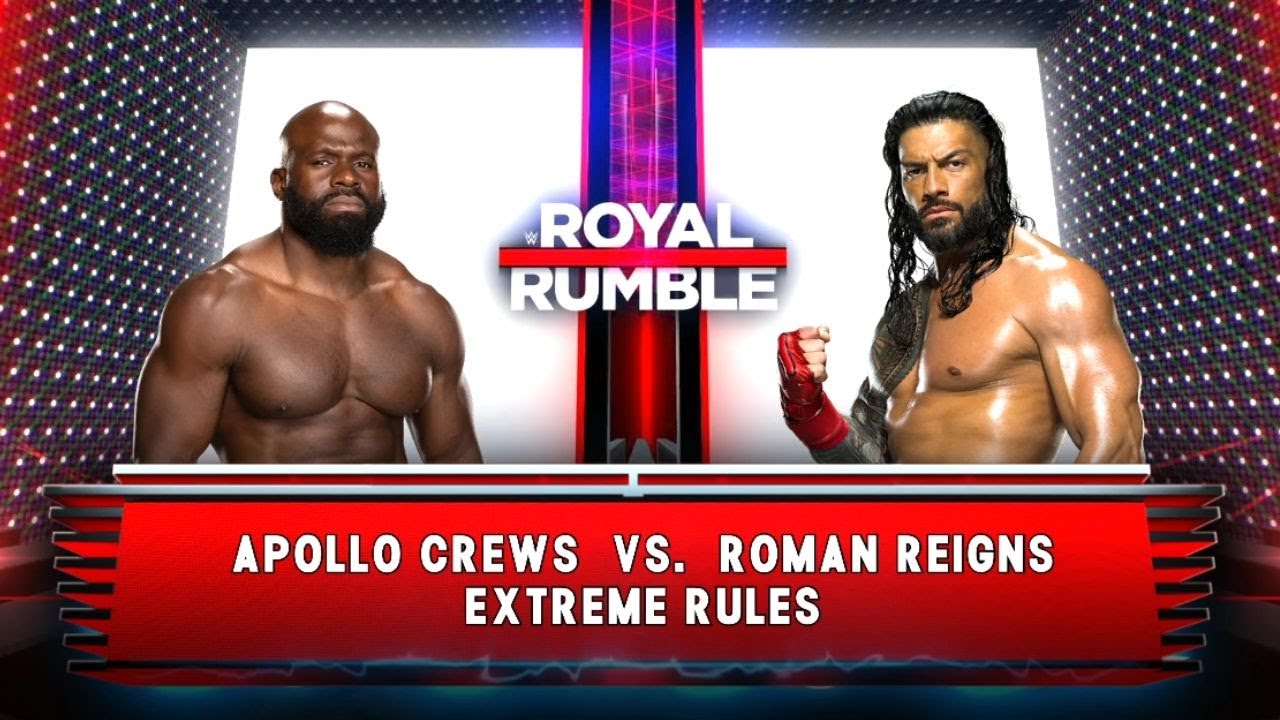 WWE 2K23 Roman Reigns vs Apollo Crews Extreme rules Match - YouTube