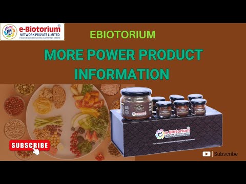 Ebiotorium More Power Product Full Information - YouTube