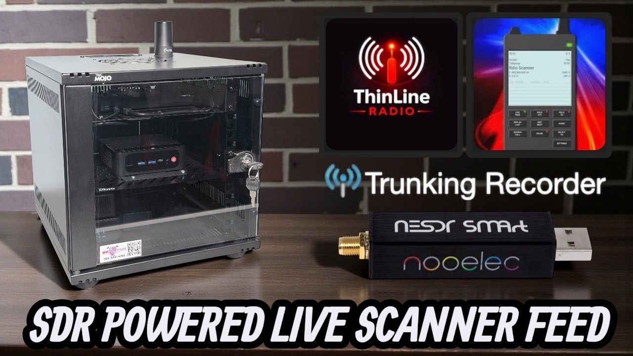 SDR Radio Cabinet w/Software Overview as Installed (SDRTrunk, Trunking ...