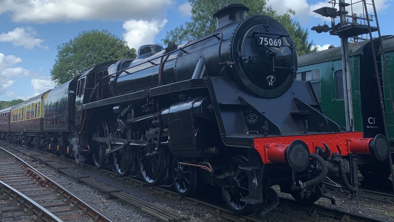 Bridgnorth to Hampton Loade on 75069 at the Severn Valley Railway ...