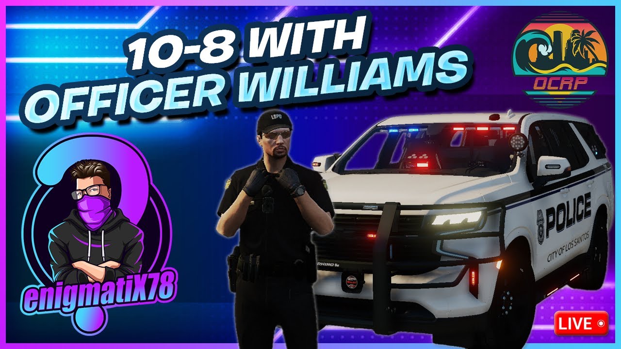 Officer Williams is ready for BEACH DAY!🚔 | OCRP Live - YouTube